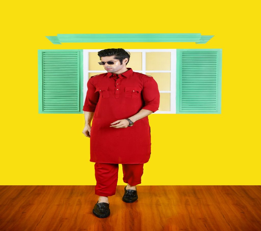 Stylish Kabli Set Panjabi for Men #1398847 buy from Tahosin Fashion ...