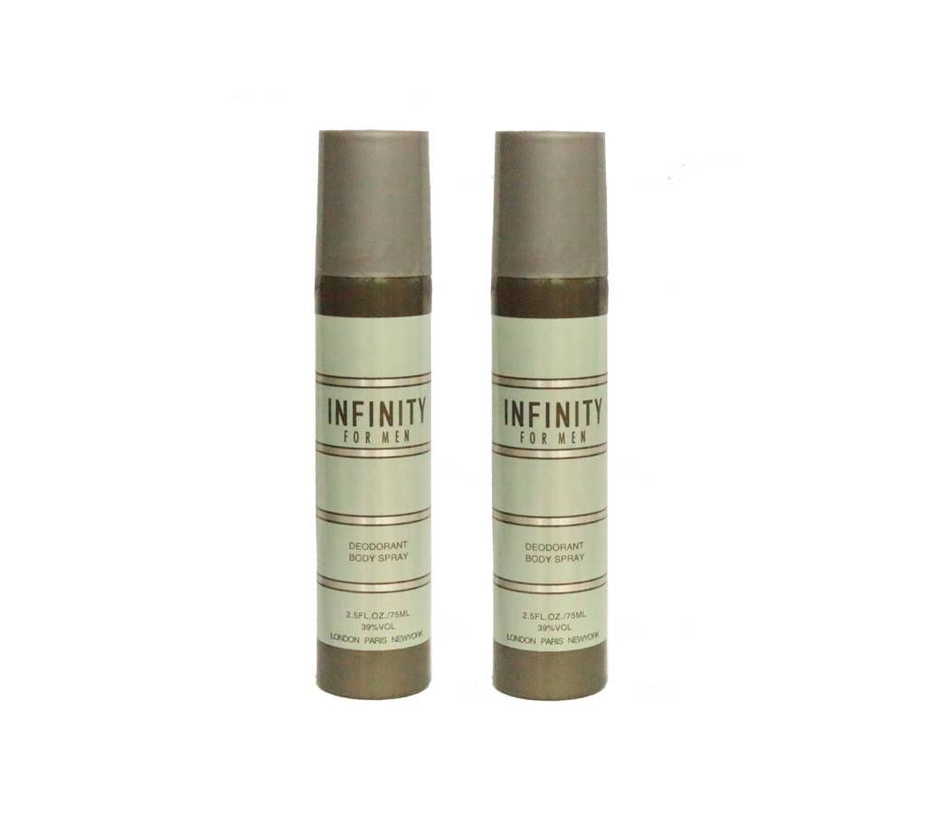 Infinity Body Spray For Men Combo 75ml (UAE) #936661 buy from Beauty ...