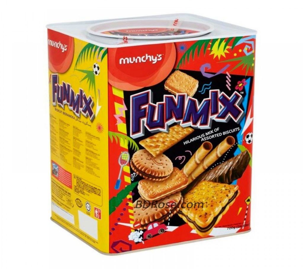 Munchys Funmix Biscuit (Tin)- 700gm- Malaysia #963887 buy from FAST COMMERCE . in AjkerDeal