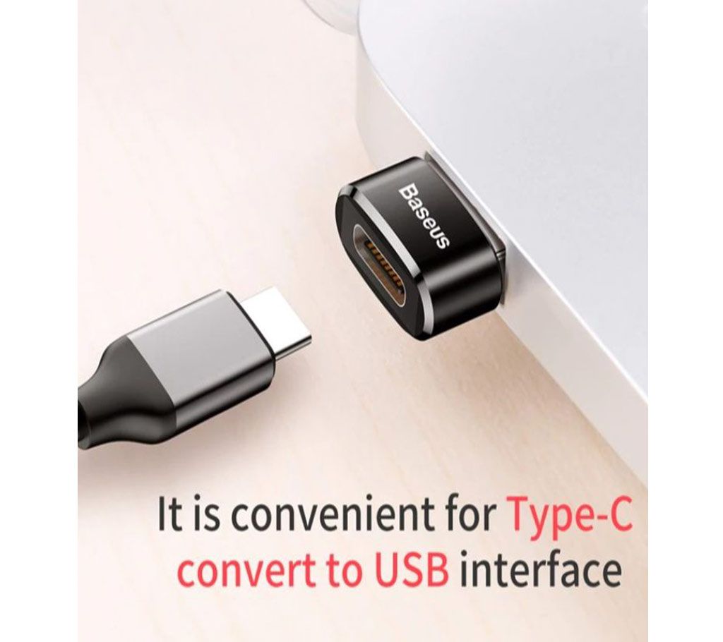 Baseus Fast Charge+ Data Transfer USB To Type C OTG Connector #1249818 ...