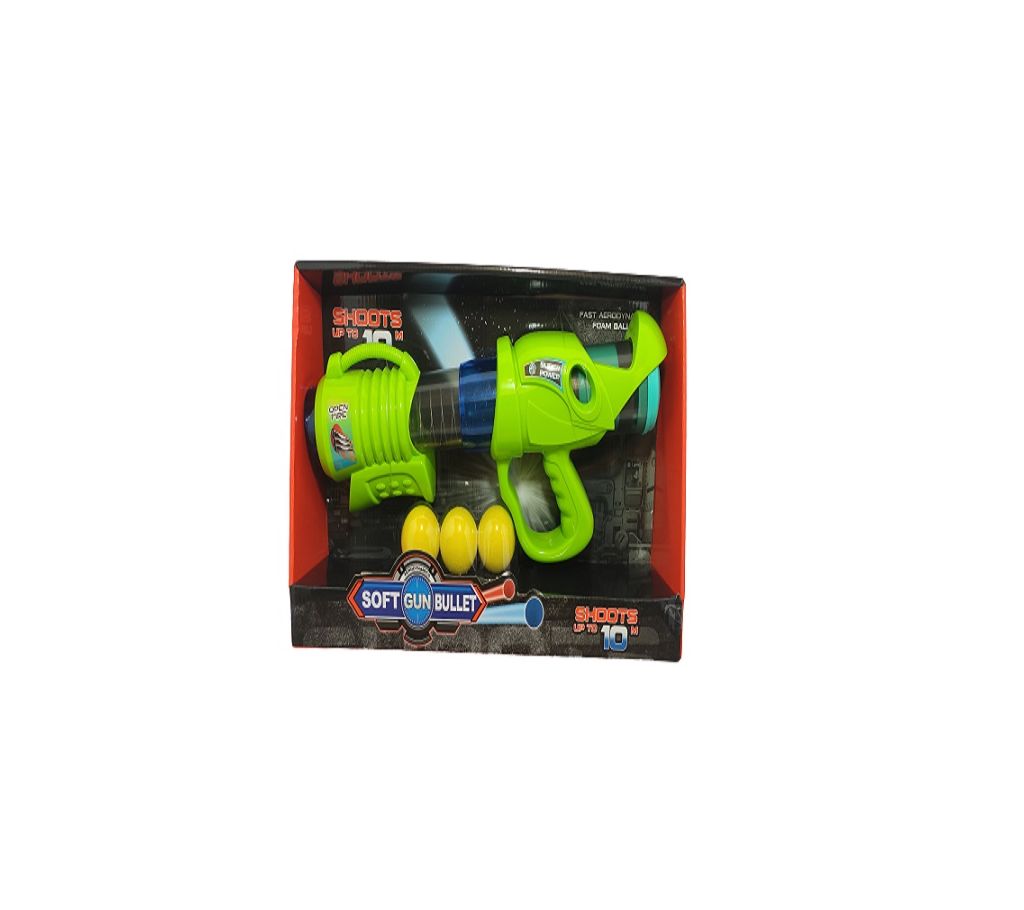 Soft Bullet Air Shoot Gun Desktop Indoor Outdoor Shooting Game for Kids ...