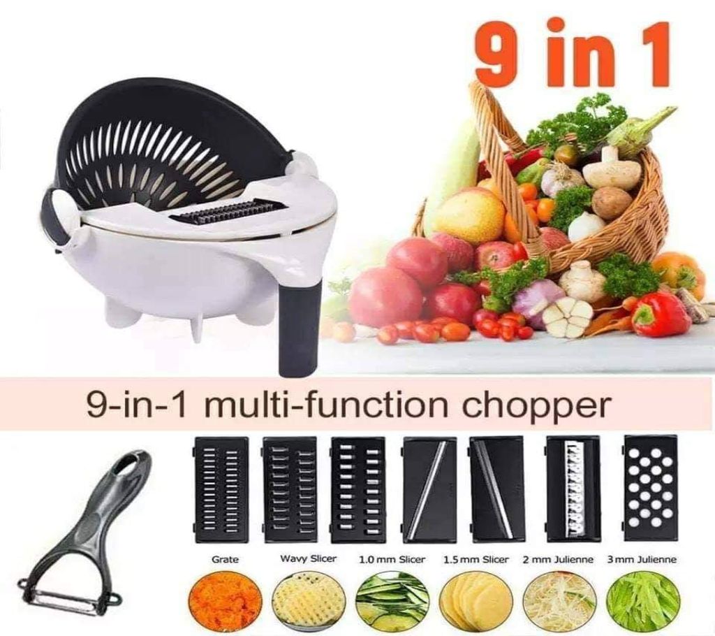 9 in 1 Multi-Functional Vegetable Cutter #1351080 buy from Asellbd . in ...