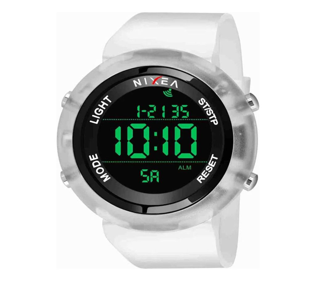 White Color Elegant Sporty Look Digital Mens Watch #1346727 buy from ...