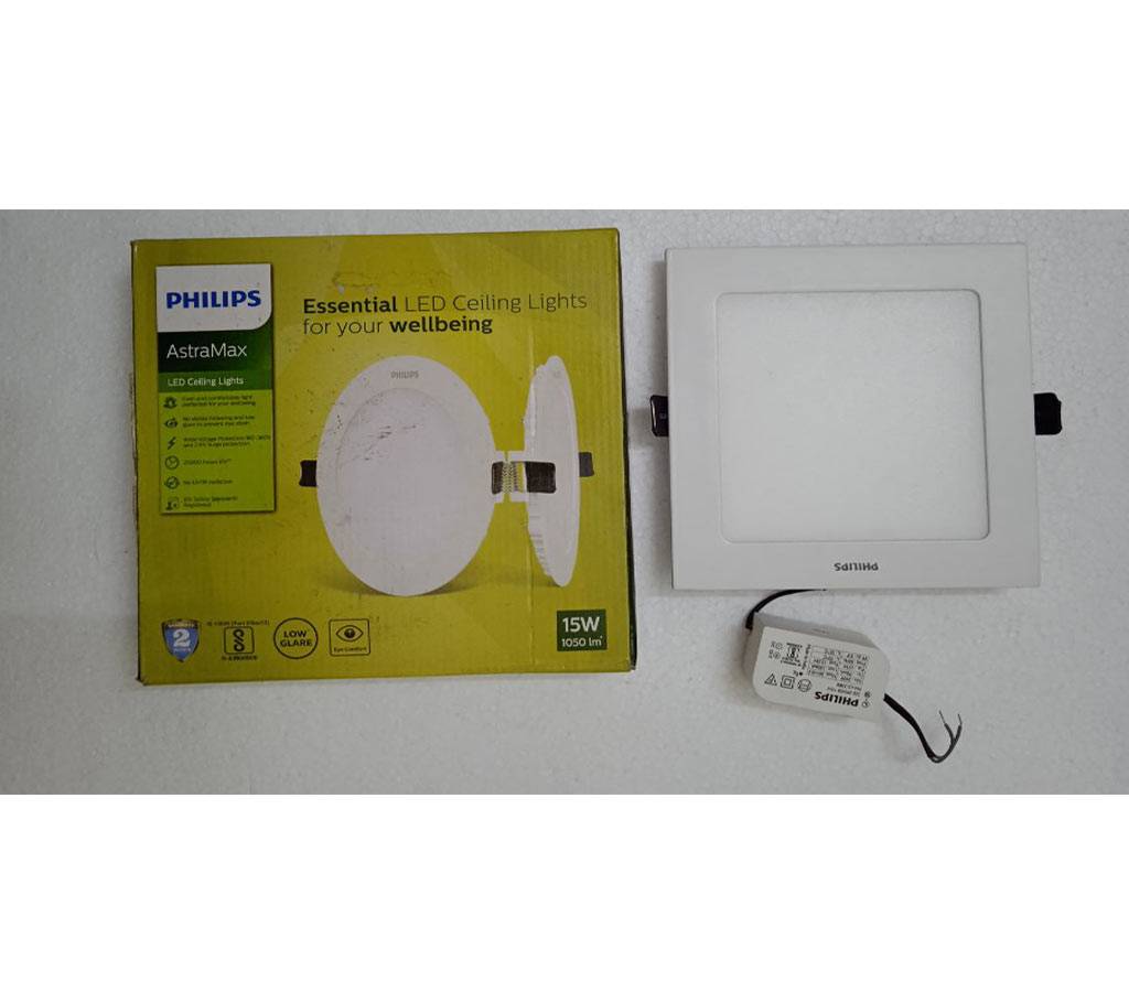 PHILIPS 15W LED Panel Light Square Conceal Type Daylight #1220032 buy ...