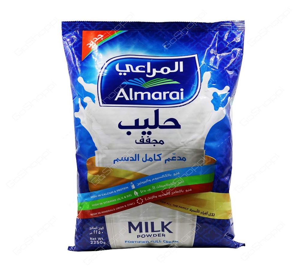 Almarai Fortified Full Cream Milk Powder 2.25kg (Saudi Arab) #1286734 ...