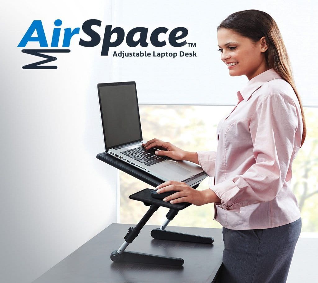 Air Space Adjustable Laptop Desk With Mouse Pad Tray #1330730 buy from ...