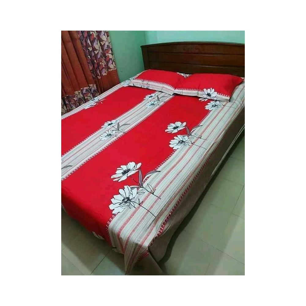 Cotton Double Beet Sheet With Two Pillow Cover 7.5-8 Feet #1336503 buy ...